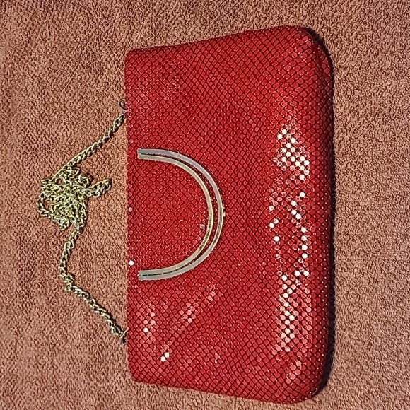 Bags | Vintage Red Metal Mesh Purse | Poshmark